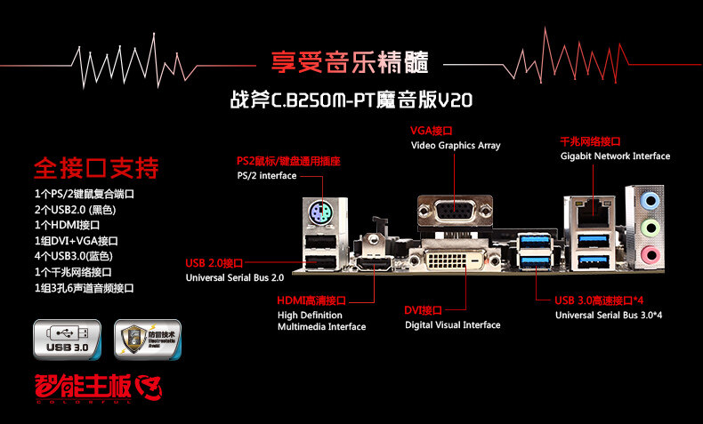 七彩虹官网-产品-战斧C.B250M-PT 魔音版 V20